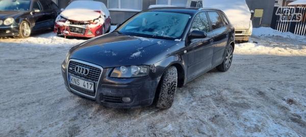 Black Audi A3 2005 in Kaunas, with an engine capacity of 2.00 L and mileage of 203 thousand km for 699 €, photo 2 on AUTOMOTO.COM.LV