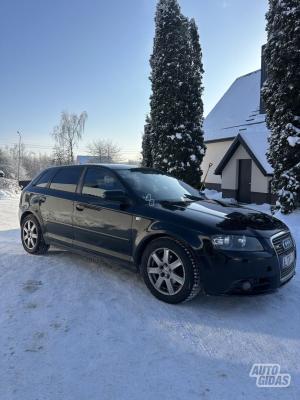 Melns Audi A3 2005 Viļņa, ar dzinēja tilpumu 2.00 L un nobraukumu 300 tūkst. km par 2400 €, foto  vietnē AUTOMOTO.COM.LV