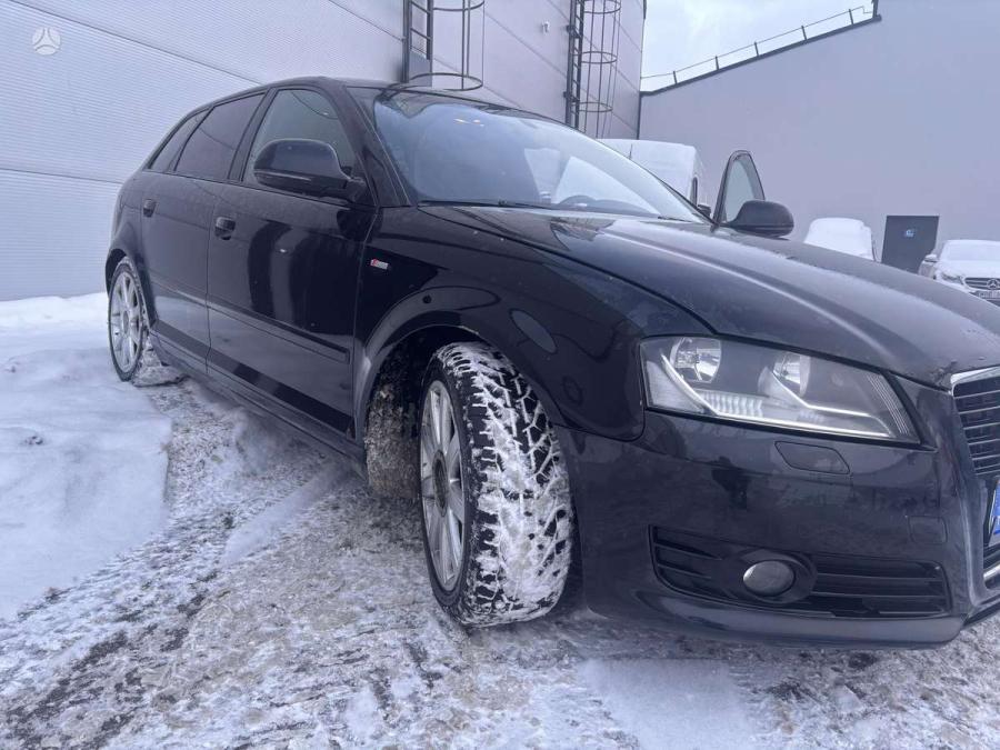 Black Audi A3 2005 in Vilnius, with an engine capacity of 1.97 L and mileage of 349 thousand km for 2500 €, photo 2 on AUTOMOTO.COM.LV