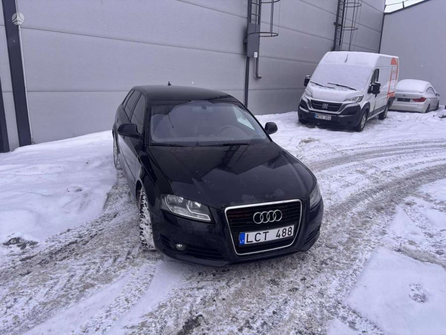 Black Audi A3 2005 in Vilnius, with an engine capacity of 1.97 L and mileage of 349 thousand km for 2500 €, photo 11 on AUTOMOTO.COM.LV