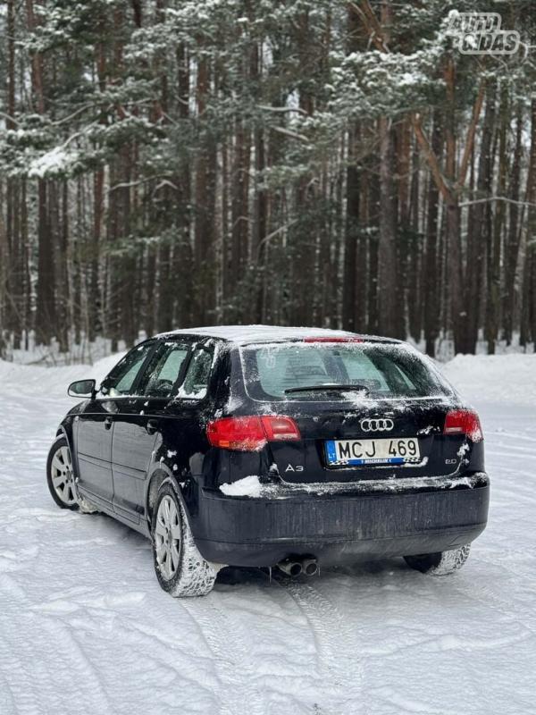 Black Audi A3 2005 in Kaunas, with an engine capacity of 2.00 L and mileage of 333 thousand km for 2800 €, photo 1 on AUTOMOTO.COM.LV