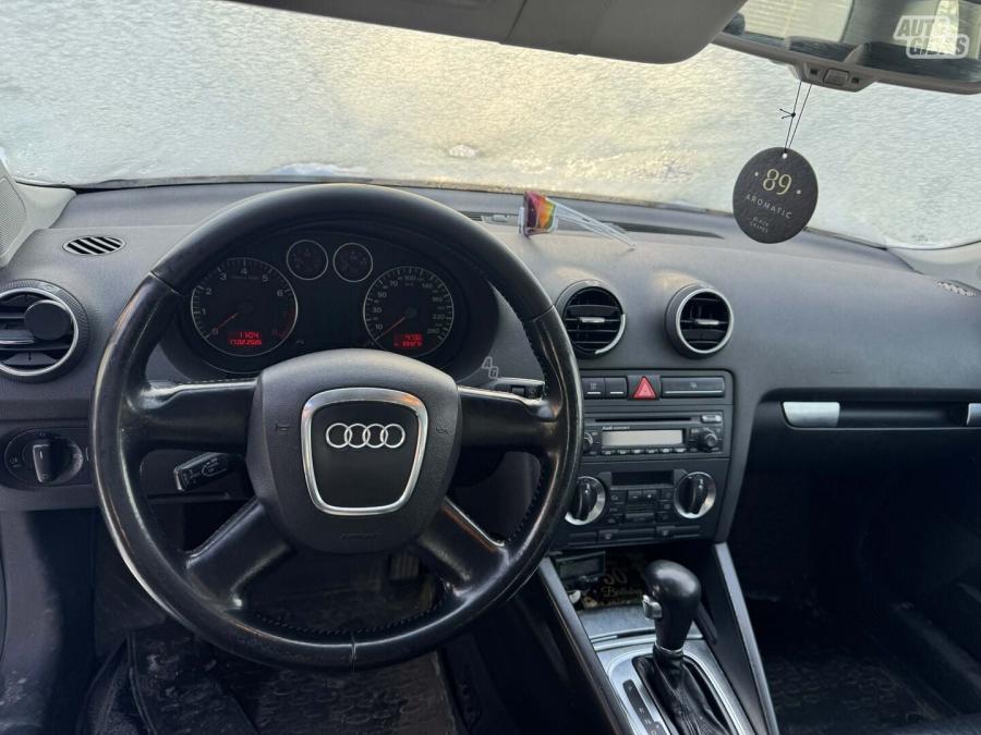 Melns Audi A3 2005 Kauņa, ar dzinēja tilpumu 2.00 L un nobraukumu 333 tūkst. km par 2800 €, foto 8 vietnē AUTOMOTO.COM.LV