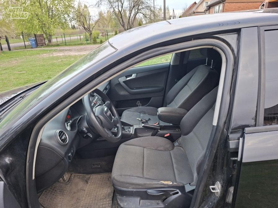 Black Audi A3 2005 in Varena, with an engine capacity of 1.90 L and mileage of 310 thousand km for 1350 €, photo 10 on AUTOMOTO.COM.LV