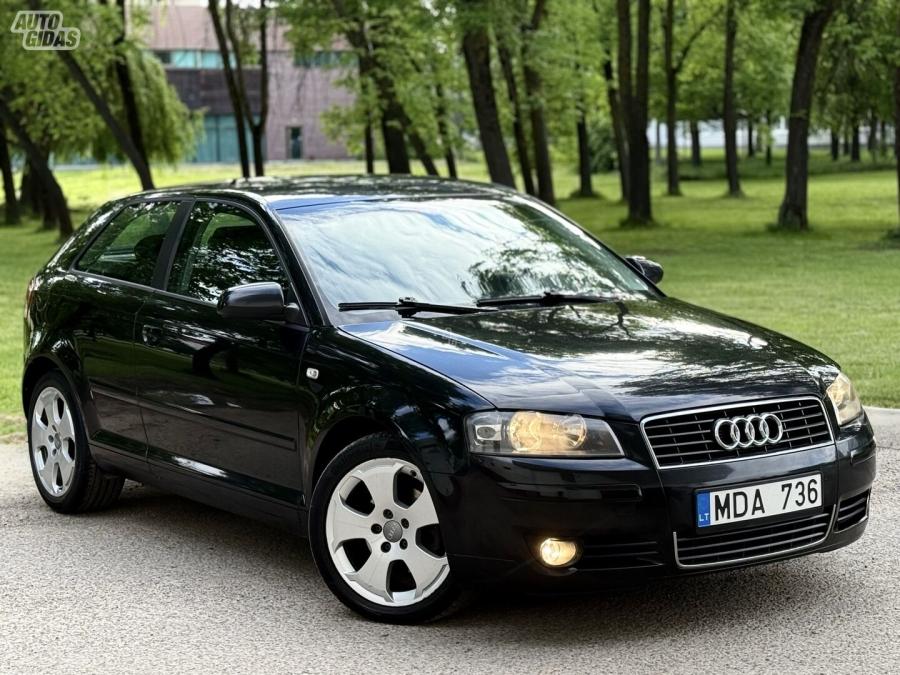 Черный Ауди А3 2005 в Каунас, объемом двигателя 2.00 л и пробегом 295 тыс. км за 2000 €, фото 1 на AUTOMOTO.COM.LV