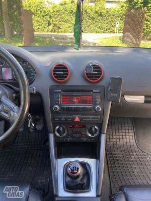 Black Audi A3 2005 in Kaunas, with an engine capacity of 2.00 L and mileage of 372 thousand km for 2200 €, photo 9 on AUTOMOTO.COM.LV