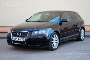 Black Audi A3 2005 in Ogre, with an engine capacity of 1.90 L and mileage of 0 thousand km for 2550 €, photo  on AUTOMOTO.COM.LV
