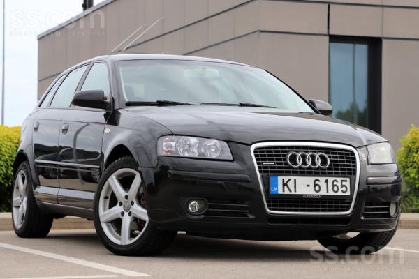 Black Audi A3 2005 in Tukums, with an engine capacity of 2.00 L and mileage of 0 thousand km for 3990 €, photo 1 on AUTOMOTO.COM.LV