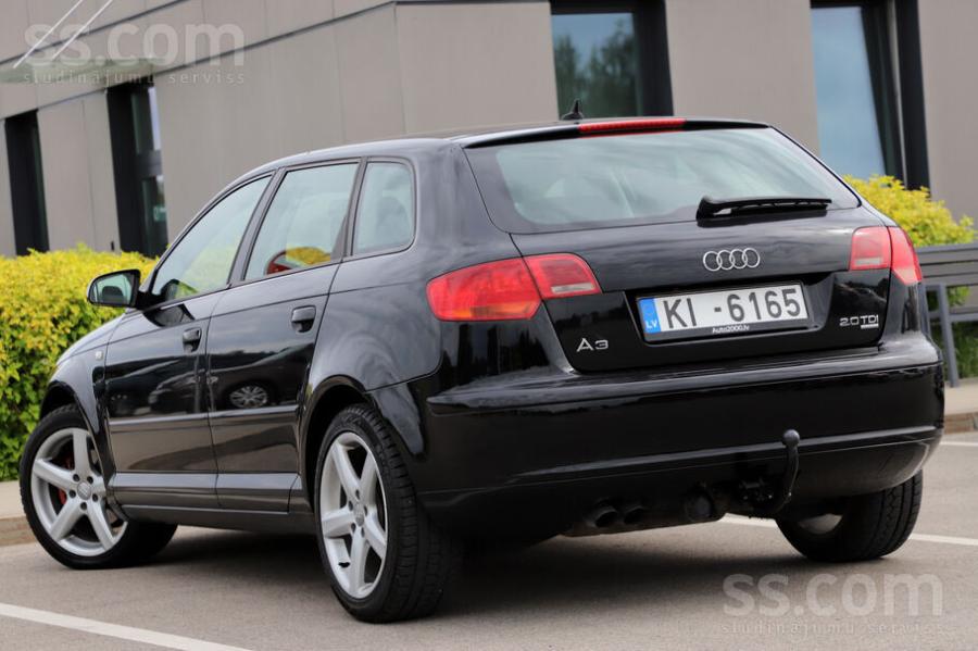 Melns Audi A3 2005 Tukums, ar dzinēja tilpumu 2.00 L un nobraukumu 0 tūkst. km par 3990 €, foto 6 vietnē AUTOMOTO.COM.LV