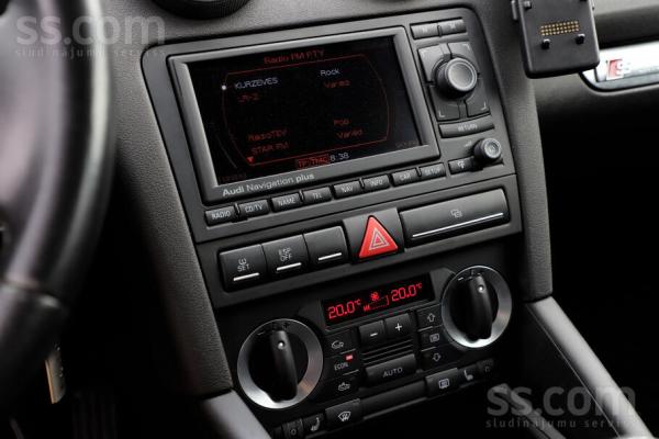 Black Audi A3 2005 in Tukums, with an engine capacity of 2.00 L and mileage of 0 thousand km for 3990 €, photo 8 on AUTOMOTO.COM.LV