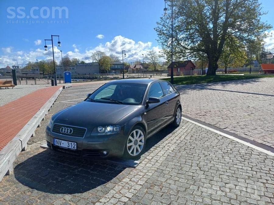 Black Audi A3 2005 in Ventspils, with an engine capacity of 2.00 L and mileage of 335 thousand km for 2600 €, photo 3 on AUTOMOTO.COM.LV