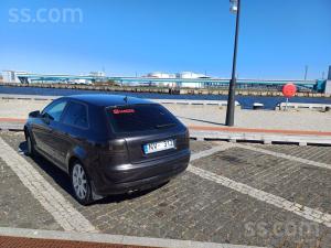 Black Audi A3 2005 in Ventspils, with an engine capacity of 2.00 L and mileage of 335 thousand km for 2600 €, photo 4 on AUTOMOTO.COM.LV