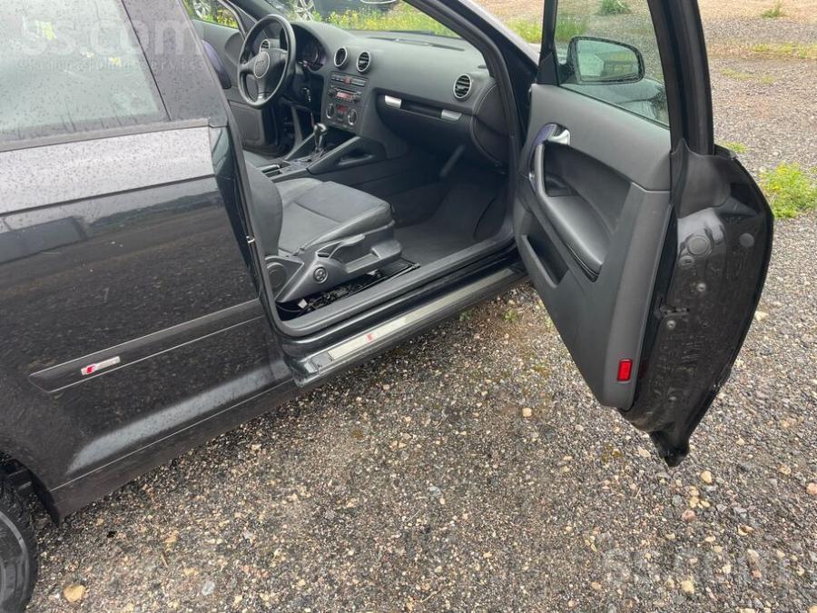 Melns Audi A3 2005 Rīga, ar dzinēja tilpumu 2.00 L un nobraukumu 0 tūkst. km par 1699 €, foto 8 vietnē AUTOMOTO.COM.LV