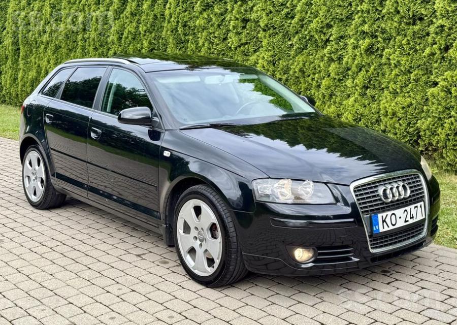 Black Audi A3 2005 in Riga, with an engine capacity of 2.00 L and mileage of 272 thousand km for 2450 €, photo 4 on AUTOMOTO.COM.LV