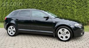 Black Audi A3 2005 in Riga, with an engine capacity of 2.00 L and mileage of 272 thousand km for 2450 €, photo 6 on AUTOMOTO.COM.LV