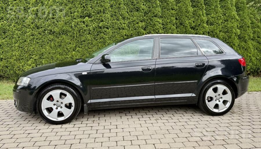 Black Audi A3 2005 in Riga, with an engine capacity of 2.00 L and mileage of 272 thousand km for 2450 €, photo 7 on AUTOMOTO.COM.LV