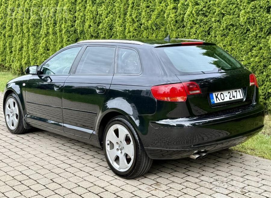 Black Audi A3 2005 in Riga, with an engine capacity of 2.00 L and mileage of 272 thousand km for 2450 €, photo 9 on AUTOMOTO.COM.LV