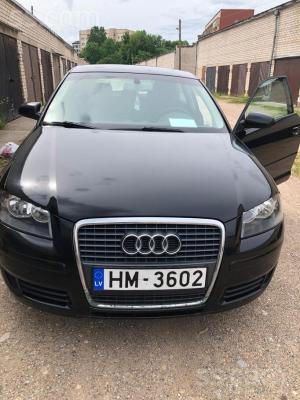 Melns Audi A3 2005 Rīga, ar dzinēja tilpumu 1.60 L un nobraukumu 198 tūkst. km par 3600 €, foto  vietnē AUTOMOTO.COM.LV