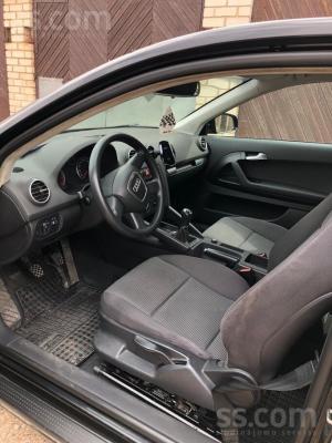 Melns Audi A3 2005 Rīga, ar dzinēja tilpumu 1.60 L un nobraukumu 198 tūkst. km par 3600 €, foto 3 vietnē AUTOMOTO.COM.LV