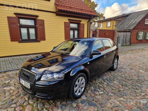 Black Audi A3 2005 in Ventspils, with an engine capacity of 2.00 L and mileage of 0 thousand km for 2200 €, photo 1 on AUTOMOTO.COM.LV