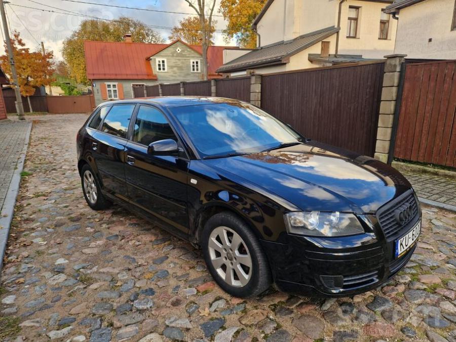 Melns Audi A3 2005 Ventspils, ar dzinēja tilpumu 2.00 L un nobraukumu 0 tūkst. km par 2200 €, foto 3 vietnē AUTOMOTO.COM.LV