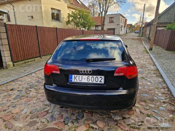 Black Audi A3 2005 in Ventspils, with an engine capacity of 2.00 L and mileage of 0 thousand km for 2200 €, photo 5 on AUTOMOTO.COM.LV