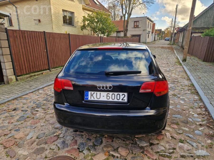 Melns Audi A3 2005 Ventspils, ar dzinēja tilpumu 2.00 L un nobraukumu 0 tūkst. km par 2200 €, foto 6 vietnē AUTOMOTO.COM.LV