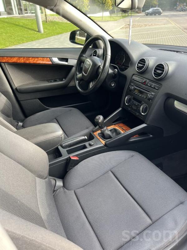 Black Audi A3 2005 in Ventspils, with an engine capacity of 2.00 L and mileage of 0 thousand km for 2200 €, photo 8 on AUTOMOTO.COM.LV