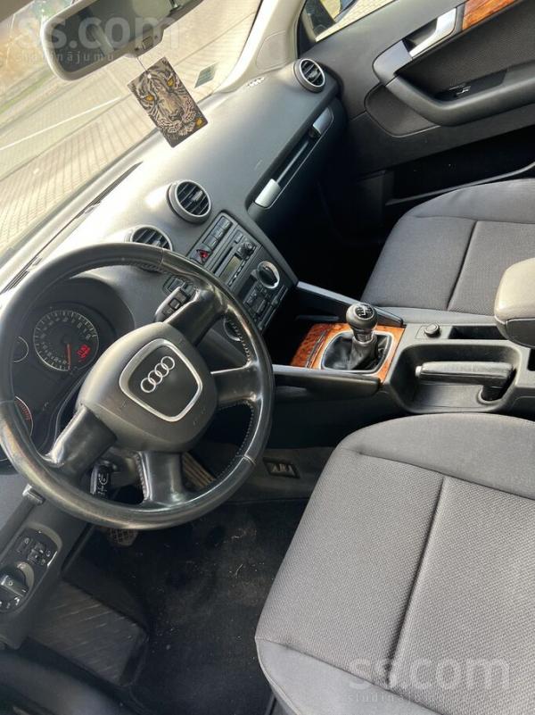 Black Audi A3 2005 in Ventspils, with an engine capacity of 2.00 L and mileage of 0 thousand km for 2200 €, photo 9 on AUTOMOTO.COM.LV