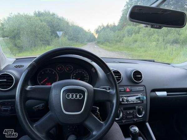 Black Audi A3 2005 in Kaunas, with an engine capacity of 1.90 L and mileage of 339 thousand km for 1250 €, photo 10 on AUTOMOTO.COM.LV