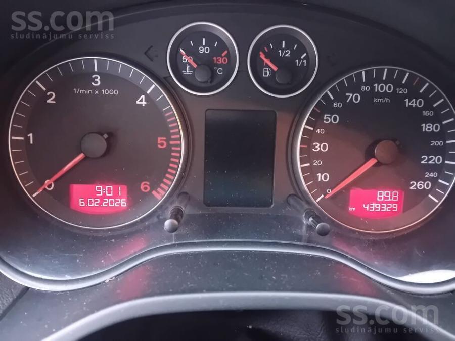 Черный Ауди А3 2005 в Талси, объемом двигателя 2.00 л и пробегом 439 тыс. км за 2000 €, фото 1 на AUTOMOTO.COM.LV