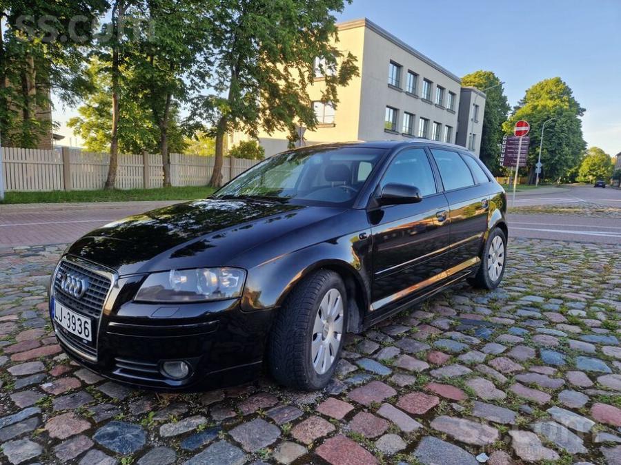 Черный Ауди А3 2005 в Вентспилс, объемом двигателя 2.00 л и пробегом 342 тыс. км за 2300 €, фото 3 на AUTOMOTO.COM.LV
