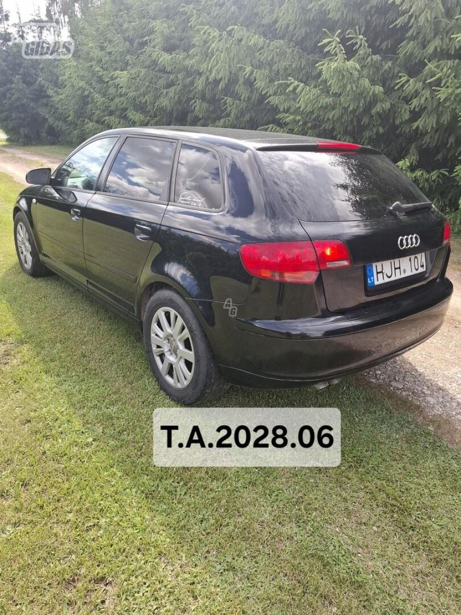 Black Audi A3 2005 in Elektrenai, with an engine capacity of 2.00 L and mileage of 470 thousand km for 1300 €, photo 1 on AUTOMOTO.COM.LV
