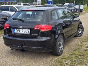 Black Audi A3 2005 in Cesis, with an engine capacity of 2.00 L and mileage of 306 thousand km for 1850 €, photo 5 on AUTOMOTO.COM.LV