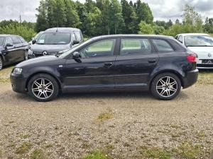 Black Audi A3 2005 in Cesis, with an engine capacity of 2.00 L and mileage of 306 thousand km for 1850 €, photo 6 on AUTOMOTO.COM.LV