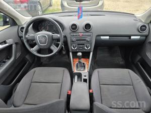 Black Audi A3 2005 in Cesis, with an engine capacity of 2.00 L and mileage of 306 thousand km for 1850 €, photo 8 on AUTOMOTO.COM.LV