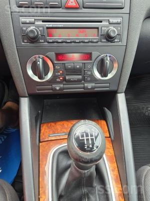 Black Audi A3 2005 in Cesis, with an engine capacity of 2.00 L and mileage of 306 thousand km for 1850 €, photo 17 on AUTOMOTO.COM.LV