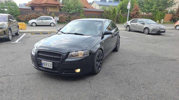 Black Audi A3 2005 in Vilnius, with an engine capacity of 3.18 L and mileage of 250 thousand km for 4250 €, photo 1 on AUTOMOTO.COM.LV