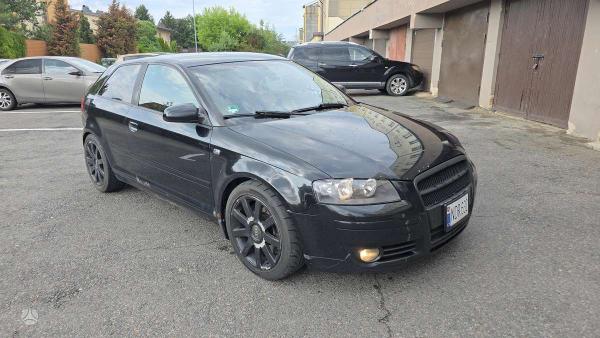 Black Audi A3 2005 in Vilnius, with an engine capacity of 3.18 L and mileage of 250 thousand km for 4250 €, photo 3 on AUTOMOTO.COM.LV