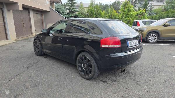 Black Audi A3 2005 in Vilnius, with an engine capacity of 3.18 L and mileage of 250 thousand km for 4250 €, photo 7 on AUTOMOTO.COM.LV