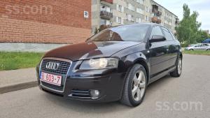 Melns Audi A3 2005 Daugavpils, ar dzinēja tilpumu 2.00 L un nobraukumu 308 tūkst. km par 2100 €, foto  vietnē AUTOMOTO.COM.LV