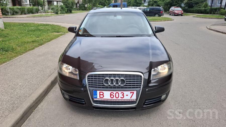 Melns Audi A3 2005 Daugavpils, ar dzinēja tilpumu 2.00 L un nobraukumu 308 tūkst. km par 2100 €, foto 3 vietnē AUTOMOTO.COM.LV