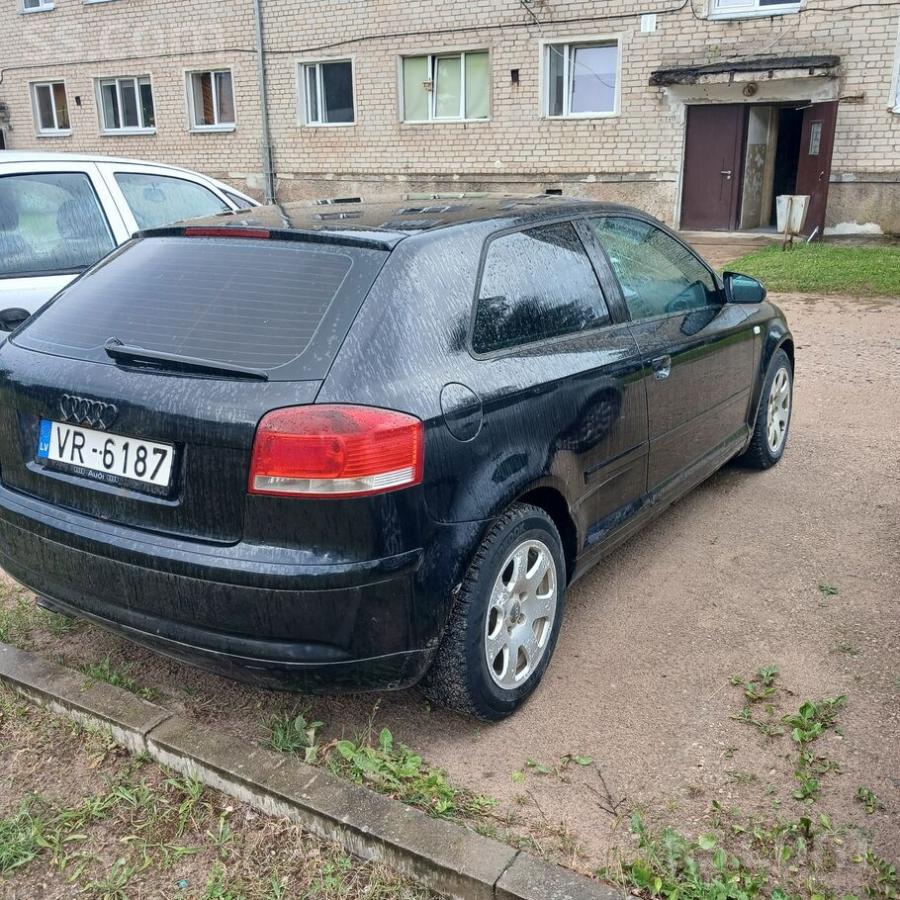 Черный Ауди А3 2005 в Добеле, объемом двигателя 2.00 л и пробегом 446 тыс. км за 1100 €, фото 3 на AUTOMOTO.COM.LV