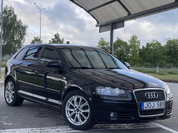 Black Audi A3 2005 in Radviliskis, with an engine capacity of 2.00 L and mileage of 251 thousand km for 2650 €, photo 1 on AUTOMOTO.COM.LV