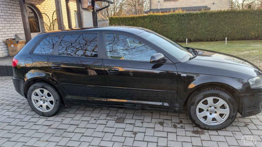 Melns Audi A3 2005 Viļņa, ar dzinēja tilpumu 1.90 L un nobraukumu 345 tūkst. km par 1500 €, foto 6 vietnē AUTOMOTO.COM.LV