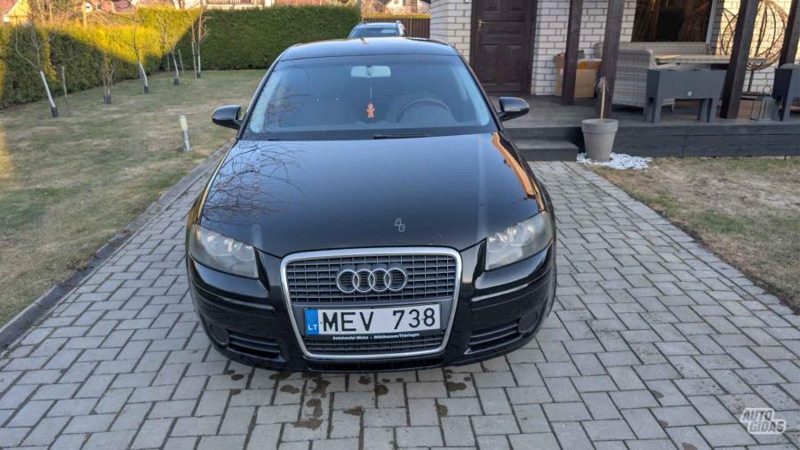Melns Audi A3 2005 Viļņa, ar dzinēja tilpumu 1.90 L un nobraukumu 345 tūkst. km par 1500 €, foto 7 vietnē AUTOMOTO.COM.LV