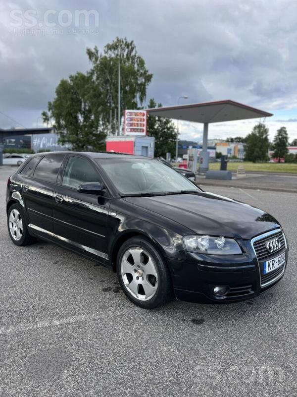 Melns Audi A3 2005 Rīga, ar dzinēja tilpumu 2.00 L un nobraukumu 312 tūkst. km par 2200 €, foto 1 vietnē AUTOMOTO.COM.LV