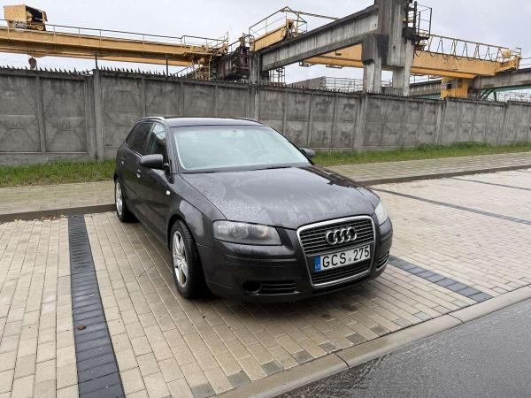 Melns Audi A3 2005 Viļņa, ar dzinēja tilpumu 2.00 L un nobraukumu 240 tūkst. km par 1300 €, foto 1 vietnē AUTOMOTO.COM.LV