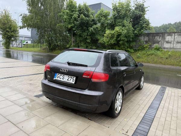 Melns Audi A3 2005 Viļņa, ar dzinēja tilpumu 2.00 L un nobraukumu 240 tūkst. km par 1300 €, foto 4 vietnē AUTOMOTO.COM.LV