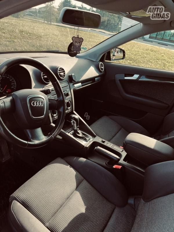 Black Audi A3 2005 in Panevezys, with an engine capacity of 2.00 L and mileage of 244 thousand km for 2100 €, photo 3 on AUTOMOTO.COM.LV