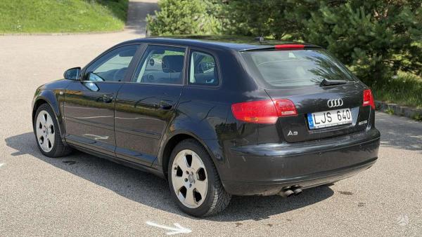 Melns Audi A3 2005 Ukmergė, ar dzinēja tilpumu 1.97 L un nobraukumu 340 tūkst. km par 1850 €, foto 4 vietnē AUTOMOTO.COM.LV